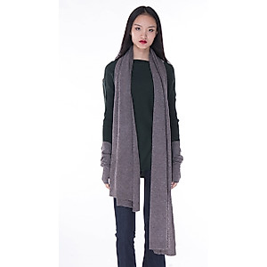 cashmere 4 U 100% Pure Cashmere Wrap Shawl- Extra Large Stole Scarf for Woman