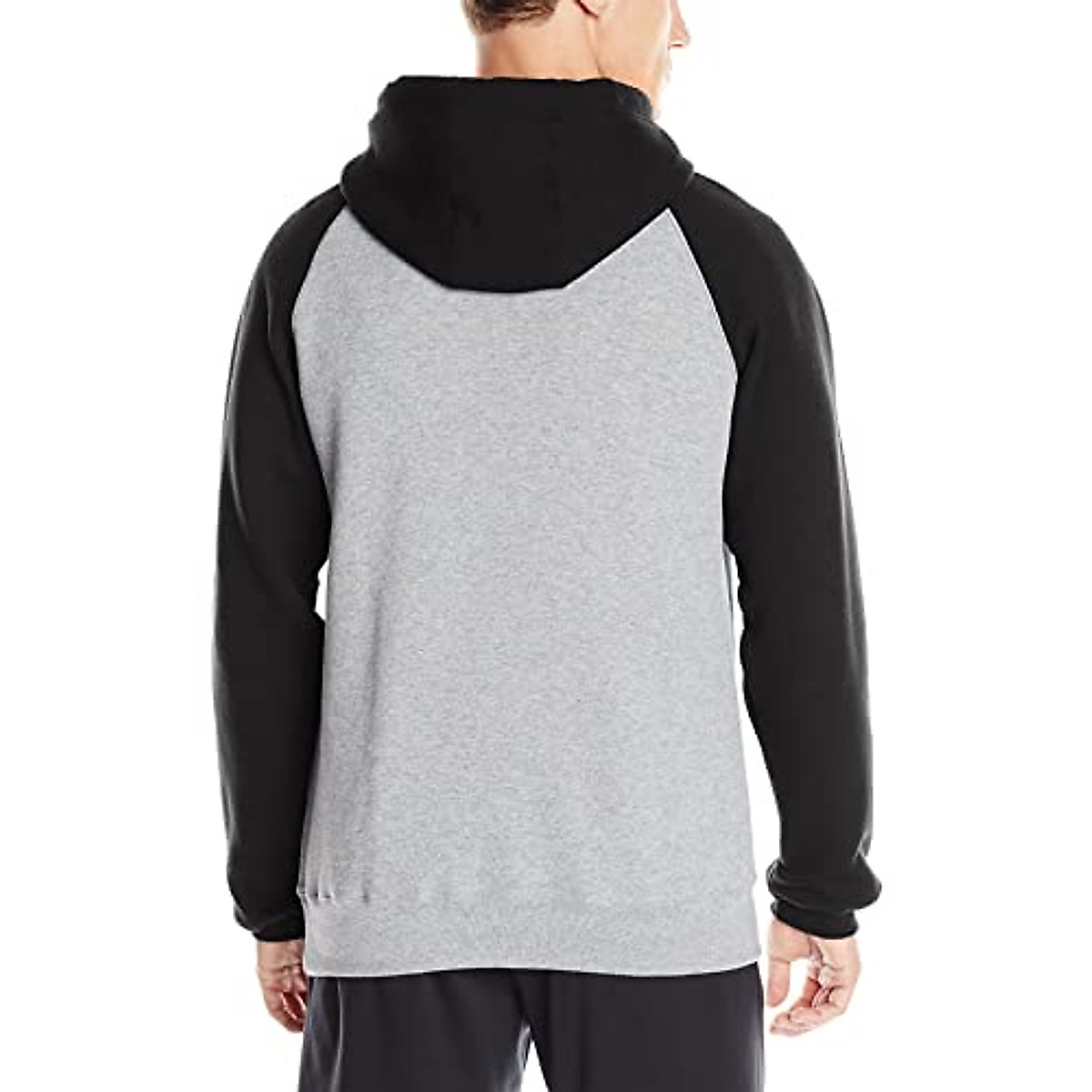 Russell Athletic Men's Dri Power Pullover Fleece Hoodie, Oxford/Black, Large