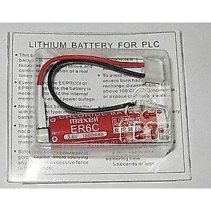 ER6C Battery 1800mah 3.6V Mitsubishi FX2N-128MR FX1N PLC Maxell New in Factory Bag