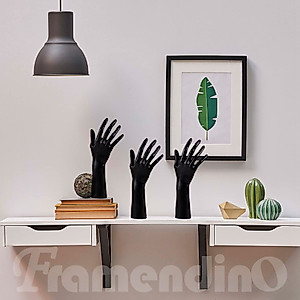 Framendino, Female Mannequin Hand Jewelry Display Holder for Bracelet Necklace Ring Stand (2 Pack)