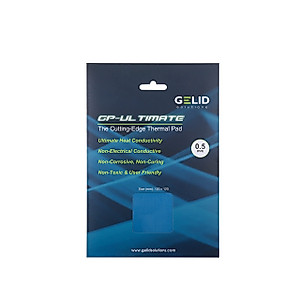 Gelid Solutions Ultimate GP-Ultimate-Thermal Pad 120x120x1.0mm. Excellent Heat Conduction, Ideal Gap Filler. Easy Installation Thermal Conductivity 15W