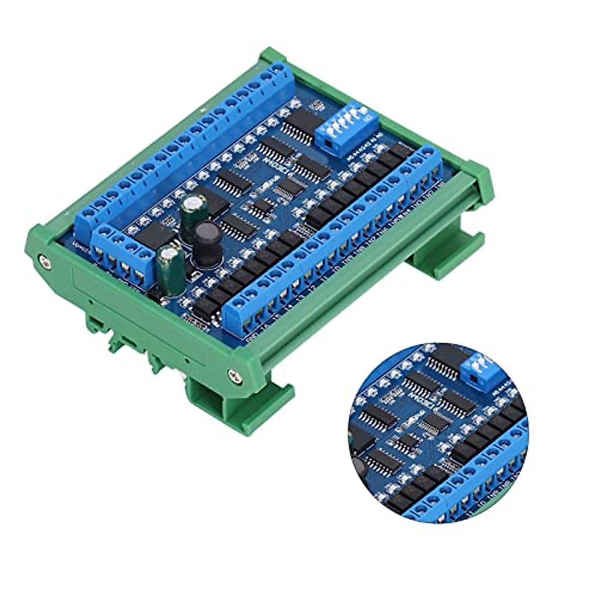16 Channel Expansion Board, Power Supply Control Module DC 6.5‑30V Simple Wiring Less Interference for Smart Home for Surveillance System(with Shell)