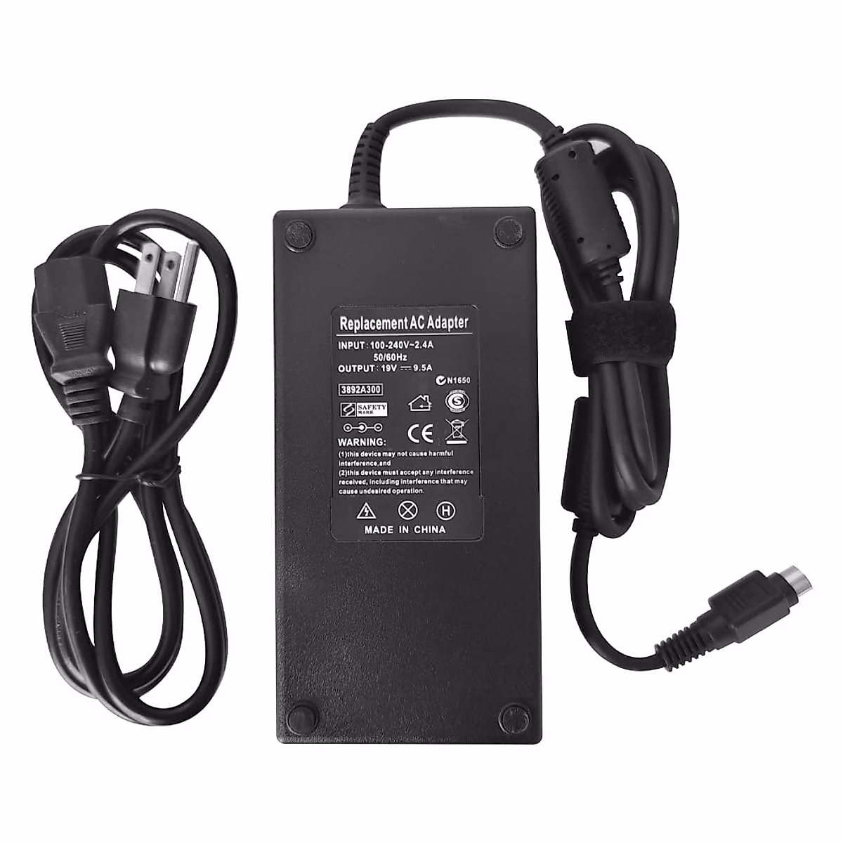Abakoo 19V 9.5A 180W AC Adapter Charger PA3546E-1AC3 Compatible with Toshiba Qosmio X500 X505 X70 X70-A X75 X75-A X770 X775 X870 X875
