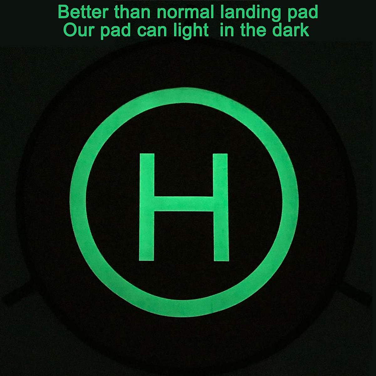 Drone Landing Pad Waterproof 75cm/30'' Universal Landing Pad Accessories Fast-fold Double Sided Quadcopter Landing Pad for RC Drones Helicopter PVB Drones DJI Mavic Pro Spark