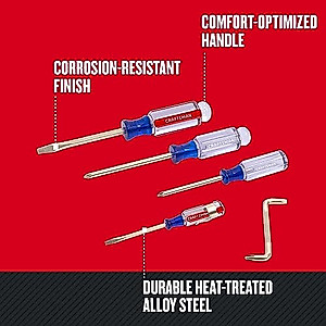 CRAFTSMAN CMHT65050 Acetate Screwdriver - 5Pc Set