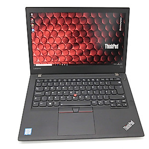 Renewed Lenovo Thinkpad T470 Business-Ready Ultrabook i7-7600U 8GB RAM 240GB SSD Windows 10 14" 1366x768 Webcam With 30 Days Return, 90 Days Exchange Warranty