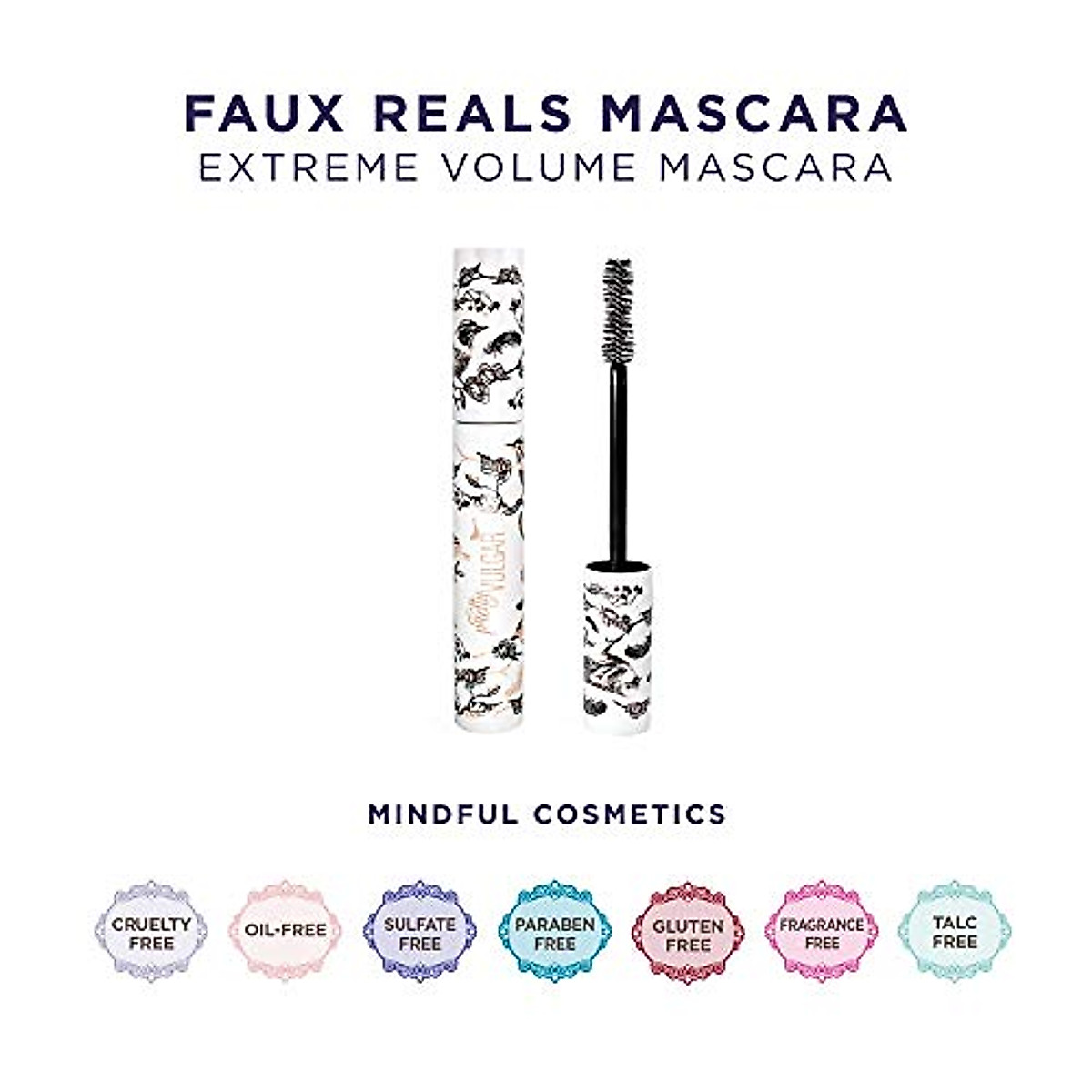 Pretty Vulgar - Faux Reals Extreme Volume Mascara, Clean & Cruelty-Free, Black