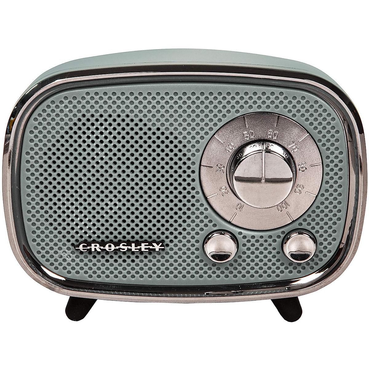 Crosley CR3039A-TN Rondo Retro Portable Rechargeable Bluetooth Speaker, Tourmaline