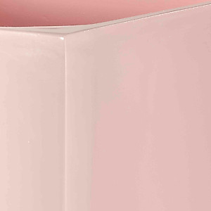 IZOD - Wastebasket, Decorative Trash Can, Resin Home Accessories, Guest Bathroom Essentials (Marina Collection, Pink)