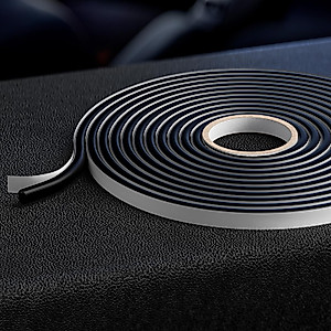 ZXMOTO 13Ft Headlight Sealant Retrofit Refit Butyl Rope Rubber Glue Reseal for Car Headlamps Window Door Windshield (1 Piece)