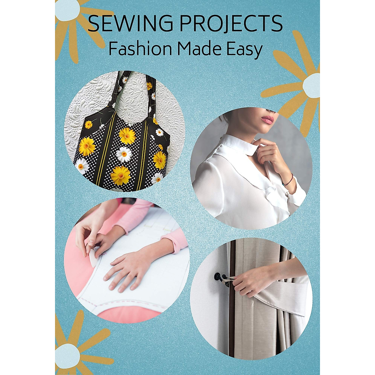 MAROBEE Medium Weight Iron On Fusible Interfacing for Sewing Projects, (40 Inch x 3 Yard) White Non-Woven