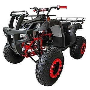 X-PRO 200 ATV Quad 4 Wheelers Utility ATV Full Size ATV Quad Adult ATVs Big Youth ATVs for Sale(Black)