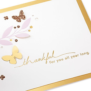 Hallmark Signature Paper Wonder Pop Up Card, Thankful for You (Thinking of You Card, Birthday Card)