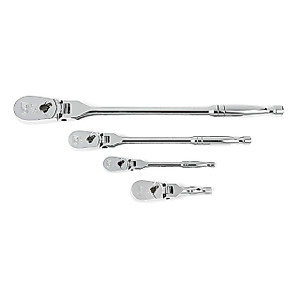 GEARWRENCH 4 Pc. Flex Handle RATCHET SET, 84T - 81230A-07