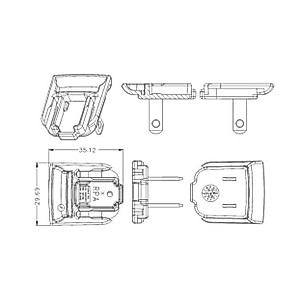 2X Phihong US Plug Clip for PSA05R Phihong Series
