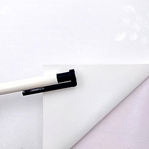 SimpleLife4U White Rose Flower Furniture Paper Adhesive Shelf Liner DIY Storage Chest Drawers 17.8 Inch by 9.8 Feet