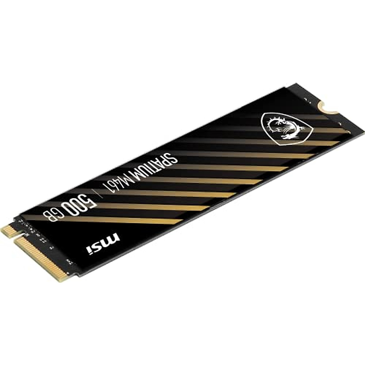 MSI SPATIUM M461 PCIe 4.0 NVMe M.2 500GB Internal SSD PCIe Gen4 NVMe (SPATIUM M461 PCIe 4.0 NVMe M.2 500GB)
