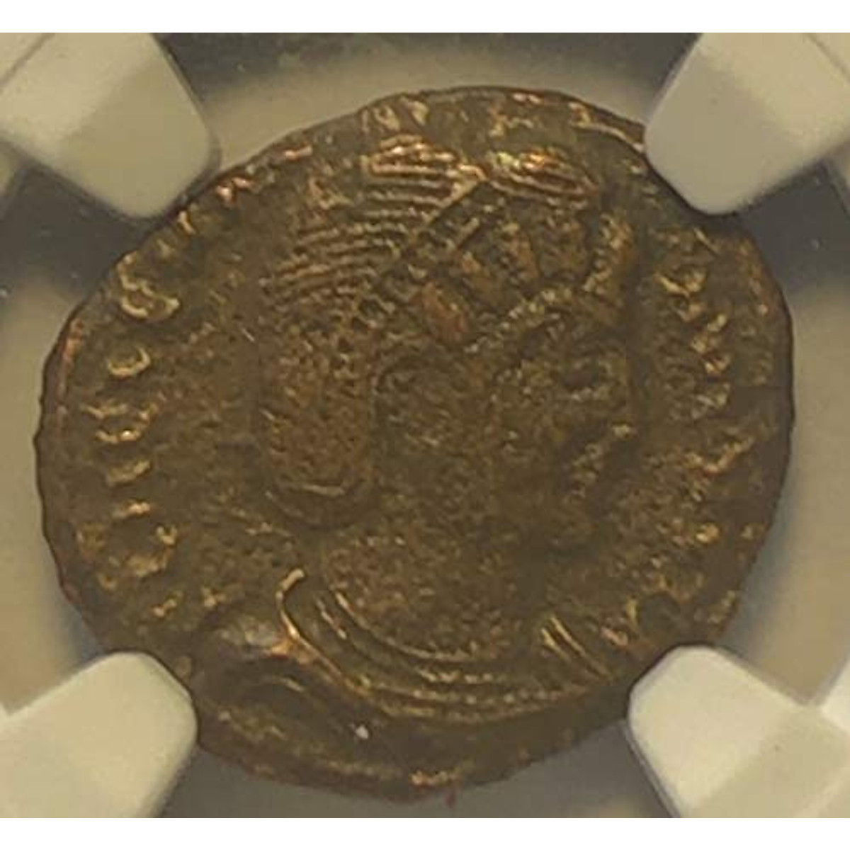 324 IT 328 AD Mother of Constantine The Great Helena Roman Coin Fine NGC