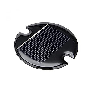 uxcell 5Pcs 2.5V 60mA Poly Mini Round Solar Cell Panel Module DIY for Phone Light Toys Charger 55mm Diameter