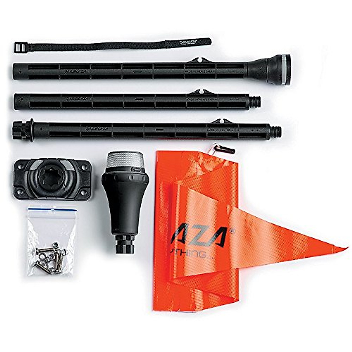 RAILBLAZA All-Around Visibility Light Kit with Safety Flag for Kayaks, Boats and Recreational Paddler, Meets USCG Standards