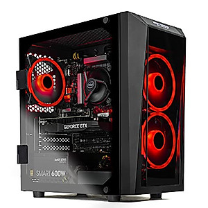Skytech Gaming Blaze II Gaming Computer PC Desktop - Intel Core-i5 10400F 2.9GHz, GTX 1660 Super 6G, 500GB SSD, 16GB DDR4 3200, RGB, AC WiFi, Windows 10 Home 64-bit
