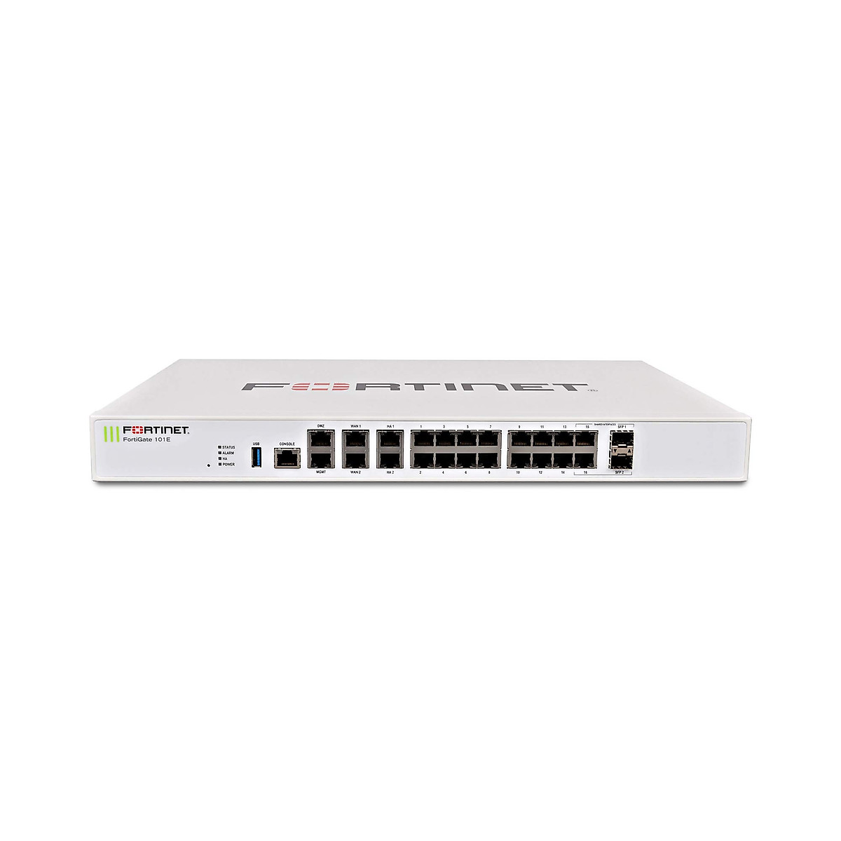 Fortinet FortiGate-101E Hardware plus 1 Year 24x7 FortiCare and FortiGuard Unified (UTM) Protection FG-101E-BDL-950-12