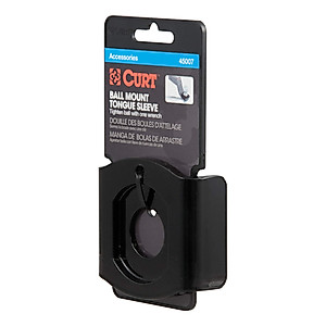 CURT 45007 Trailer Hitch Ball Mount Tongue Sleeve, Fits 2-1/2-Inch Tongue Width, 1-Inch Hole