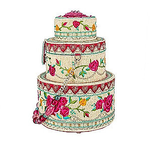 Mary Frances Womens Mary Frances Icing on the Cake Top Handle handbag, Multi, One Size US