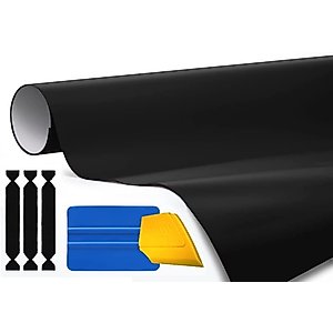 3M 1080 Matte Black Air-Release Vinyl Wrap Roll Including Toolkit (1ft x 5ft)
