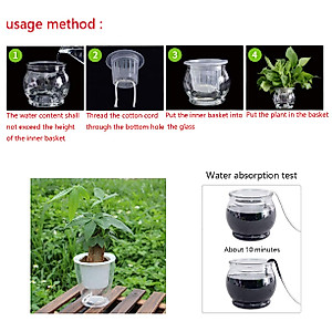 Ruiwaer 20 Meters Self Watering Wick Cord 65 Feet Auto Drip Irrigation Waterer Rope String DIY Automatic Slow Release Wicking Device Irrigation System