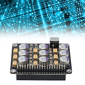 Hilitand DC5V Power Filter Board Power Filter Board for Raspberry Pi DAC Audio Decoder Boards HIFI Expansion Module DC5V