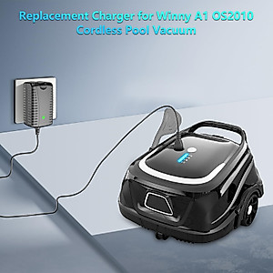 12.6V Charger for Winny Pool Cleaner Compatible with Winny 200 SE HJ1102 A1 OS2010 Cordless Robotic Pool Vacuum Power Adapter