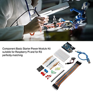 Basic Starter Module Kit, USB Cable 3 Color LED Light Electronic Jump Starter for Factory