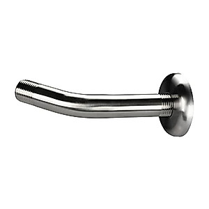 Danco (89182) Shower Arm Flange and Assembly, 6-inch, Brushed Nickel Finish Showerheads