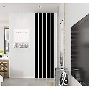 10 Pcs Mirror Wall Stickers Striped Design Mirror Art Tile Decal DIY Self Adhesive Wall Line Border Decals Removable Acrylic Mirror Sheets Wall Sticker Wall Stickers and Murals for Home Decor 5*20cm
