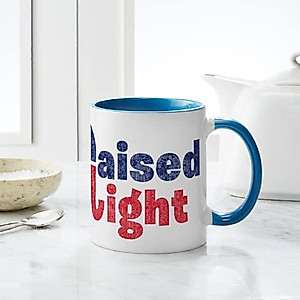 CafePress Raised Right 2 Mug Ceramic Coffee Mug, Tea Cup 11 oz