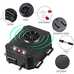 2024 Upgraded Rodent Repellent Ultrasonic Under Hood 2 Pack Mouse Repellent with Strobe Light Keep Mouse Rodents Squirrel Rat Mice Out of Car Engine Truck RV Rodent Deterrent for Vehicle Protection