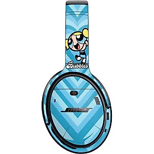 Skinit Decal Audio Skin Compatible with Bose QuietComfort 35 Headphones - Officially Licensed Warner Bros Bubbles Blue Hearts Design