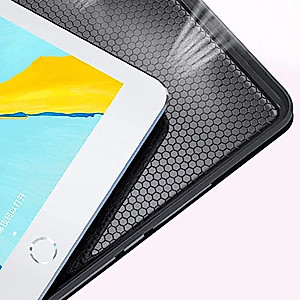 Wugao iPad Pro 12.9 Case 5th/4th/3rd Generation Case 2021 2020 2018 PU Leather with Pencil Holder,Rock Lighthouse Height Stranded Auto Wake/Sleep Feature Standing Cover