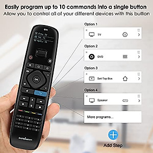 Sofabaton U1: All-in-One Universal Remote Control for 15 Devices