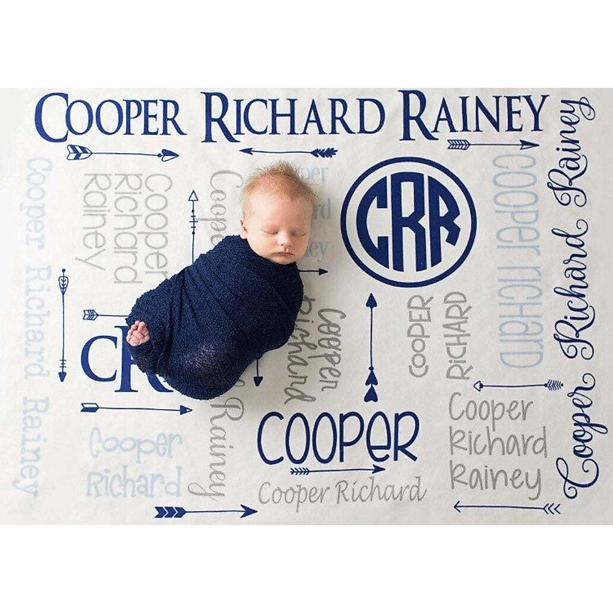 Personalized Blankets for Baby Son with Name, Personalized Name Blanket for Baby, Kids, Girls, boy. Custom Blanket from Baby Name. Great Gift for Birthday, Christmas, Thanksgiving, Newborn Baby