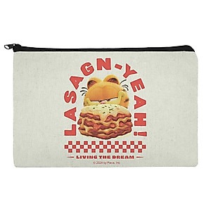 GRAPHICS & MORE Garfield Living the Dream Pencil Pen Organizer Zipper Pouch Case