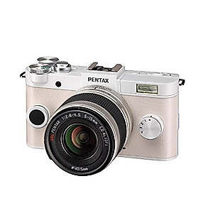 Pentax PENTAX Q-S1 02 Zoom Kit (Pure White) 12.4MP Mirrorless Digital Camera with 3-Inch LCD (Pure White)
