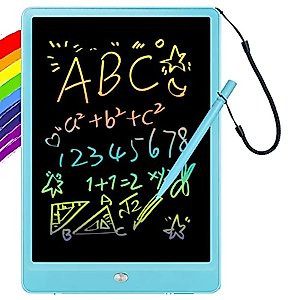 ORSEN LCD Writing Tablet 10 Inch, Colorful Doodle Board Drawing Pad for Kids, Drawing Board Writing Board Drawing Tablet, Educational Christmas Boys Toys Gifts for 3 4 5 6 Year Old Boys, Girls