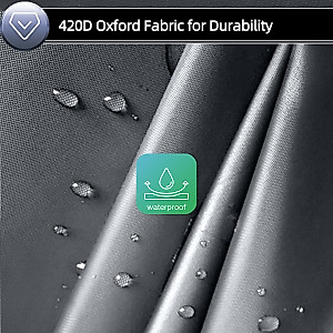 Meat Slicer Cover, Dust Cover for Home Use Electric Deli Slicer, Waterproof Oxford Fabric, Compatible with OSTBA / Anescra / Borlebbi / Chefman and All 7.5" Household 200W 150W Meat Slicers