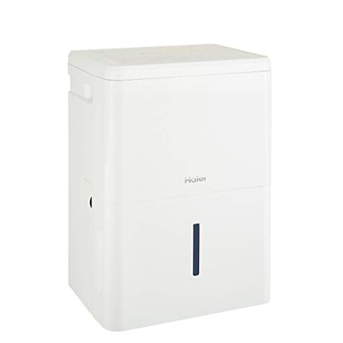 Haier 50 Pint Portable Dehumidifier with Pump, Perfect for Bedroom, Basement & Garage, Ideal for High Humidity or Wet Areas, Built-in Pump, Energy Star Certified, White