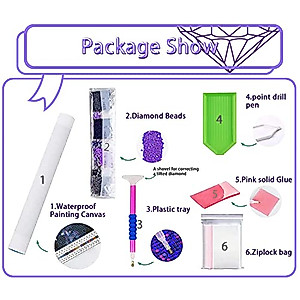 Diamond Painting Kits, DIY 5D Full Drill Art Perfect for Relaxation and Home Wall Decor (Halloween, 12x16inch)