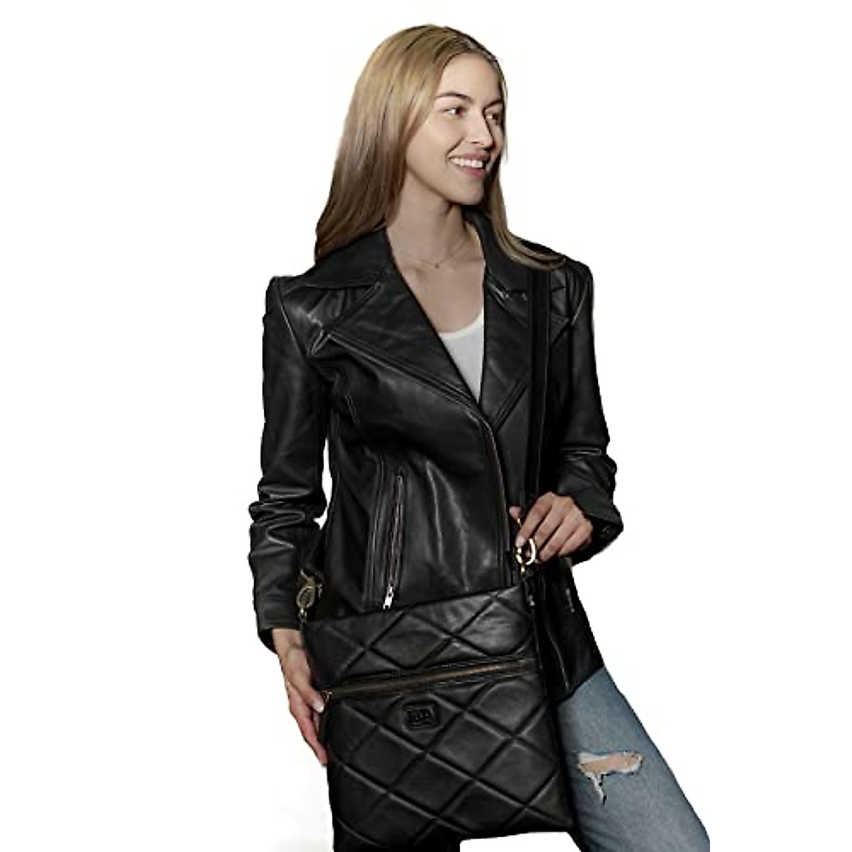 Crossbody Bag For Women, Premium 100% Top Grain Leather, The Maria - BJA Luxury Leather Goods