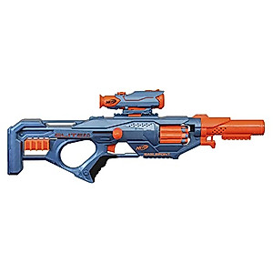 Nerf Elite 2.0 Eaglepoint RD-8 Blaster - 8-Dart Drum, Detachable Scope and Barrel, 16 Official Elite Darts, Bolt Action