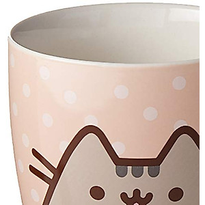 Enesco Pusheen by Our Name is Mud Polkadot Coffee Mug, 12 oz., Pink (4049392)
